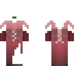Red Medieval dress Base (PrettyPlzReadDescription) | Minecraft Skin