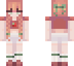 strawberry shortcake ~*.- // RCE | Minecraft Skin