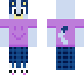 Bluey in PJs | Minecraft Skin
