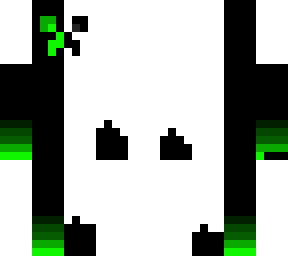 Neon Creeper (half-white) | Minecraft Skin