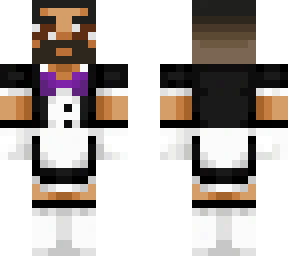 agent stone maid dress | Minecraft Skin