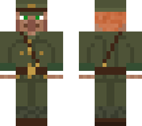 Irish Citizen Army Villager (Peaked Cap) | Minecraft Skin