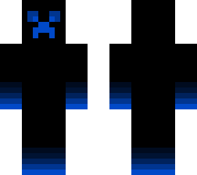 Neon Creeper (Blue with headphones) | Minecraft Skin