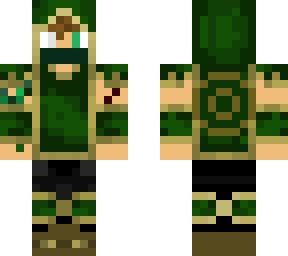 OC hooded earthbender | Minecraft Skin