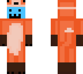 Tealblob in a fox wonzie | Minecraft Skin