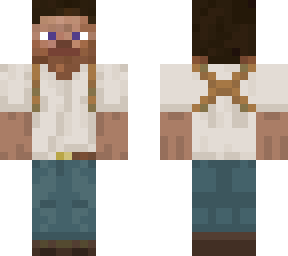 Uncharted Drake Steve | Minecraft Skin