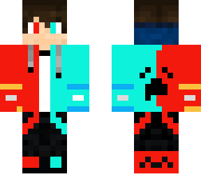 Fire water eystream | Minecraft Skin