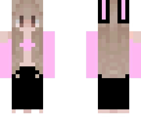 flor conejita negra | Minecraft Skin