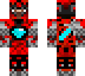 Redstone Armor Knight | Minecraft Skin