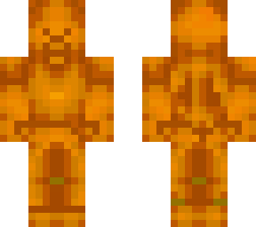 Burnt Orange Steve | Minecraft Skin
