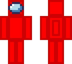 Among Us Crewmate Red. | Minecraft Skin