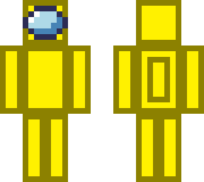 Among Us Crewmate Yellow. | Minecraft Skin