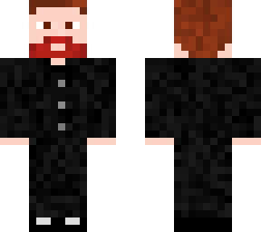 Beard and bun | Minecraft Skin