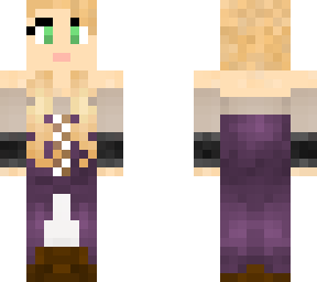 ThePocketViking Purple Dress | Minecraft Skin