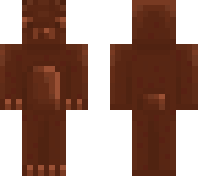 chocolate graham cracker bear | Minecraft Skin