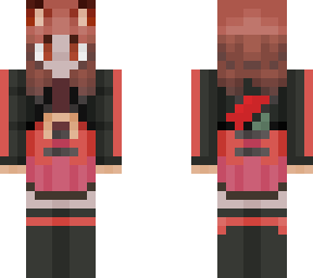 Red Spider Lily Fox | Minecraft Skin