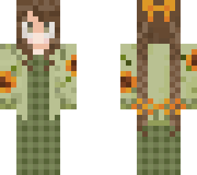 Sunflower cardigan | Minecraft Skin