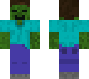 Zombie Steve | Minecraft Skin