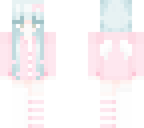 cutecore pastel kitty | Minecraft Skin