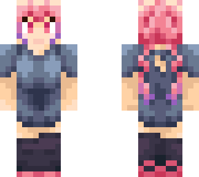 Ilulu in casual outfit (Miss Kobayashi's Dragon Maid) | Minecraft Skin
