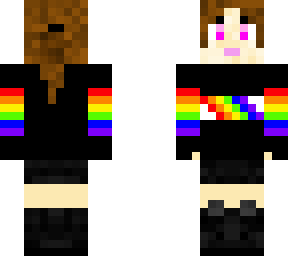 rainbow fit | Minecraft Skin