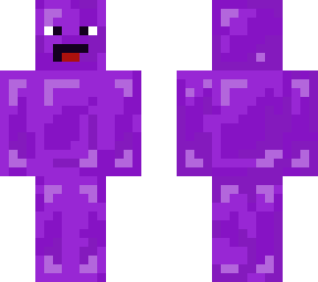 shiny purple man | Minecraft Skin
