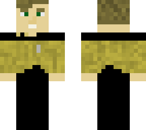 TNG Operations Lieutenant (Color Corrected) | Minecraft Skin