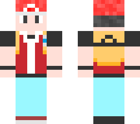 Trainer Red (Pokemon) | Minecraft Skin
