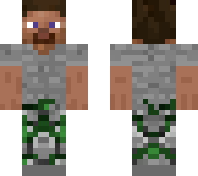 Adventure Steve With Updated Steve Skin And Hair Colour | Minecraft Skin