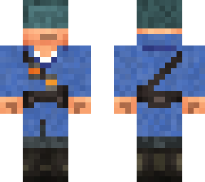 BLU Soldier TF2 | Minecraft Skin