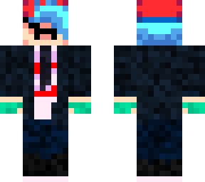 fnf boyfriend | Minecraft Skins