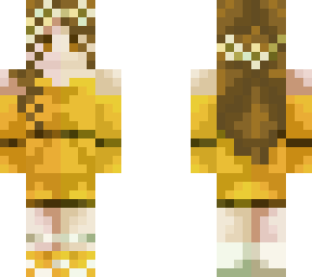 Dandelion girl | Minecraft Skin