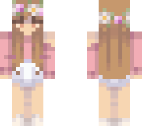 Flower crown | Minecraft Skin
