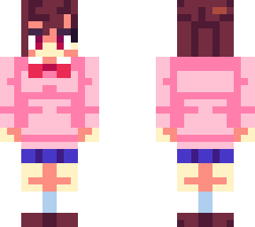 Momo Ayase | Dandadan | Minecraft Skin