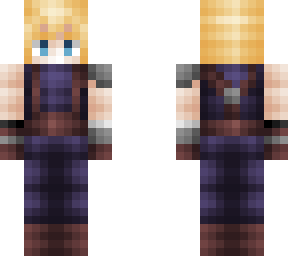 Cloud Strife | Final Fantasy VII | Minecraft Skin