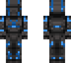 exiled Knight recolored blue | Minecraft Skin