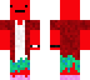 Goofy Red Summer Guy | Minecraft Skin