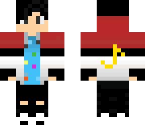 Jeremi Sakide pakai baju pokemon | Minecraft Skin