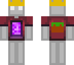 cape menace silver | Minecraft Skin