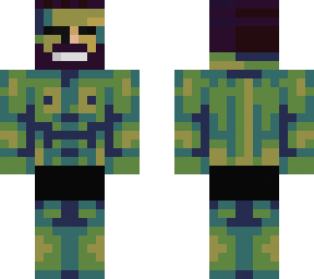 colorful gigachad | Minecraft Skin