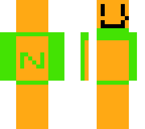 green orange | Minecraft Skin