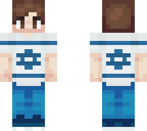 Hive style israel shirt | Minecraft Skin