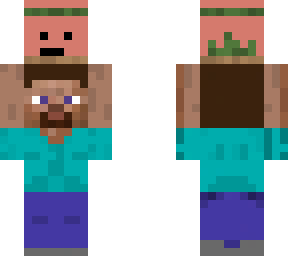 steve carrying a radish | Minecraft Skin