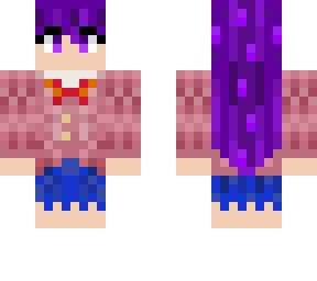 Yuri DDLC (Doki Doki Literature Club) | Minecraft Skin
