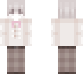 beige school fit match 2 | Minecraft Skin