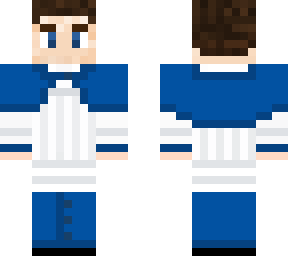 Catholic altar boy blue cassock (icksp) | Minecraft Skin