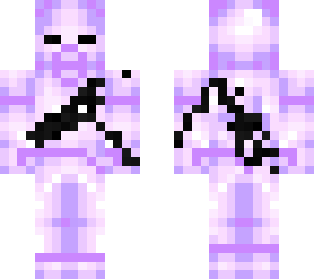 infected lavender steve | Minecraft Skin