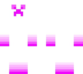 Neon Creeper (Inverted) | Minecraft Skin