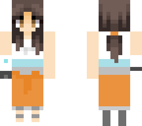 Portal 2 Chell | Minecraft Skin