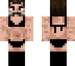 steve bikini on back | Minecraft Skins